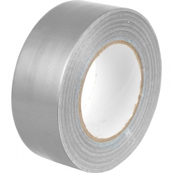 50mm x 50m Silver Cloth Tape | Plastics Express