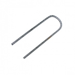 Bag of 100 Steel U-pins (150mm) for use with Grass Reinforcement Mesh ...