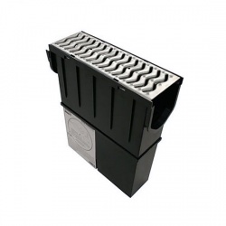 Storm Drain Channel Sump Unit with Galv Grate | Plastics Express