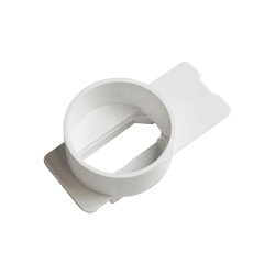 NDS Micro Channel Inline Outlet White | Plastics Express