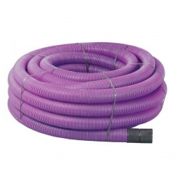 Purple Twinwall Duct 110mm x 50m Coil Motorway Communications ...