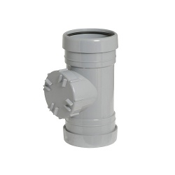 110mm Double Socket Access Pipe | Plastics Express