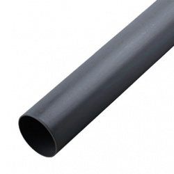 82mm Pipe x 3m Black s/s | Plastics Express