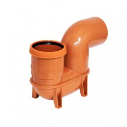 110mm Drainage Low Back P Trap | Plastics Express