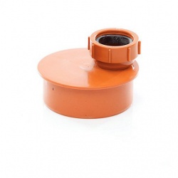 110mm Single Waste Adaptor 40mm | Plastics Express