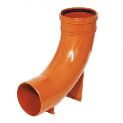 110mm 87.5° Single Socket Rest Bend | Plastics Express