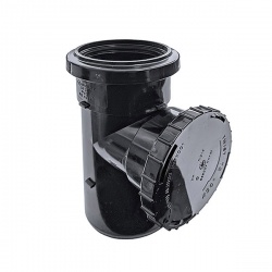 82mm Access Pipe Black | Plastics Express