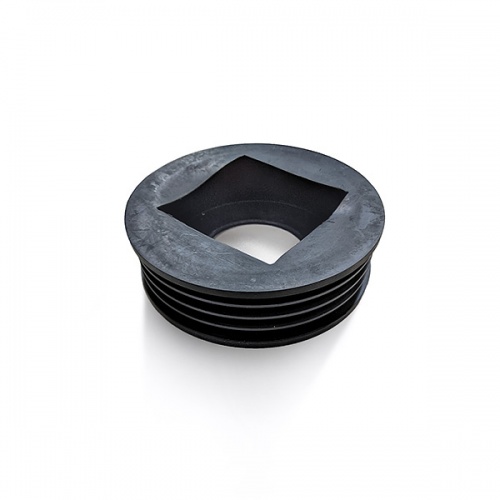 Adaptor 110mm x 65mm square/68mm round | Plastics Express