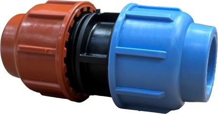 32mm MDPE x 22mm Copper Coupling