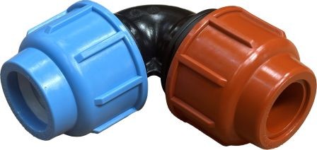 25mm MDPE x 22mm Copper Elbow