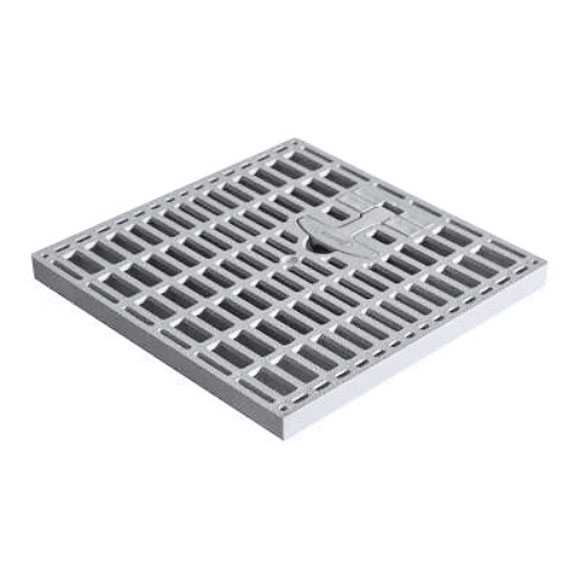 300mm x 300mm Catch Basin - Slotted Grate | Plastics Express
