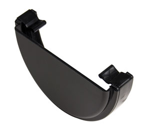 Deep Capacity Gutter External Stop End | Plastics Express
