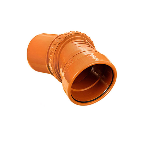 110mm 0-45° Single Socket Adjustable Bend | Plastics Express