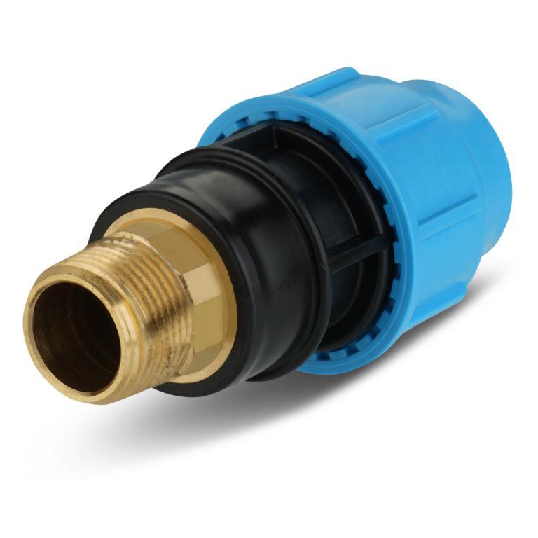 20mm MDPE x ½” Brass Male BSP Adaptor