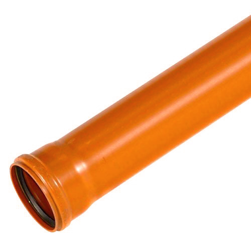 110mm Underground Drain x 3m S/S | Plastics Express
