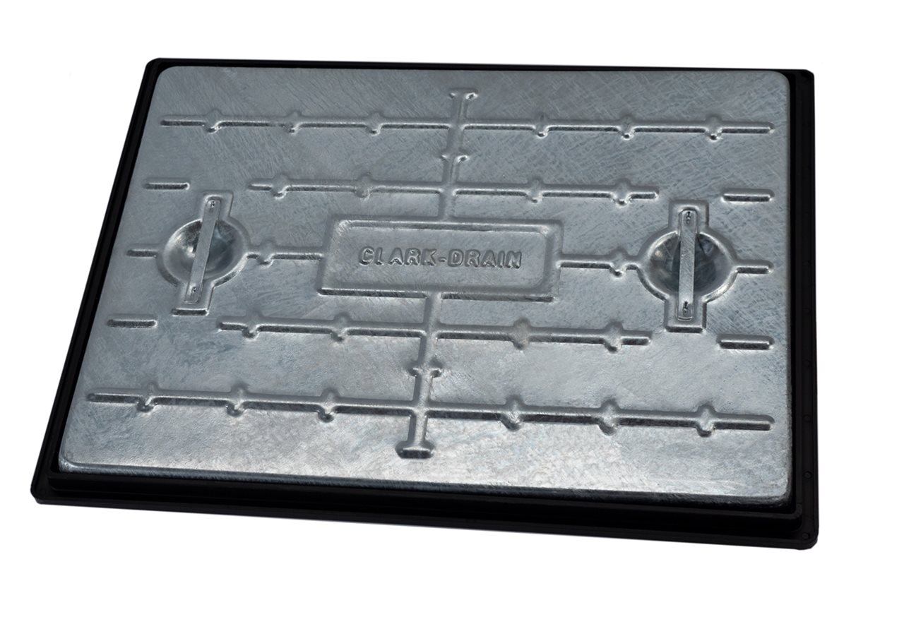 600mm x 450mm Steel Manhole Cover PP Frame | Plastics Express