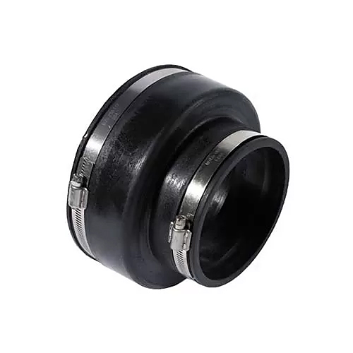 4" Clay to 110mm Plastic Economy Flexible Adaptor | Plastics Express