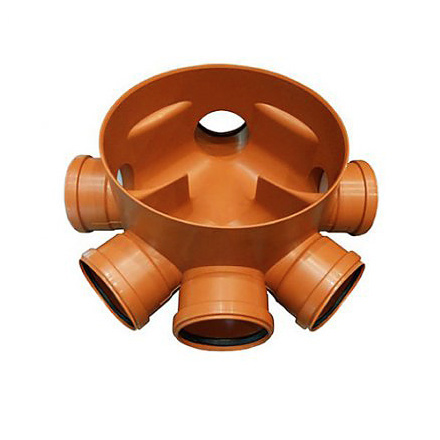 315mm dia Level Inlet Chamber Base 4 side Inlet (110mm) | Plastics Express