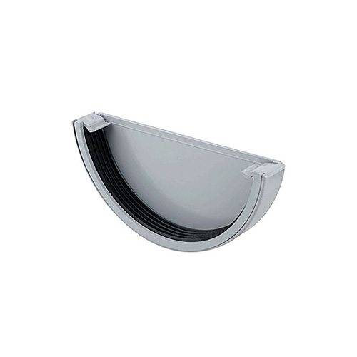 150mm External Stop End - Grey | Plastics Express