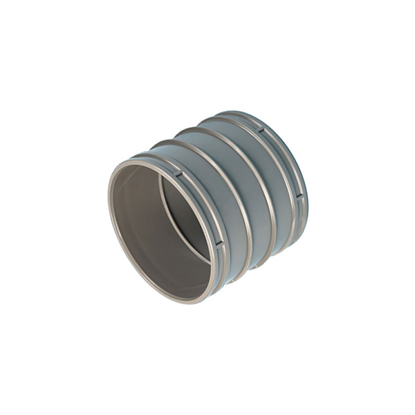 110mm Double Socket Coupling Olive Grey | Plastics Express