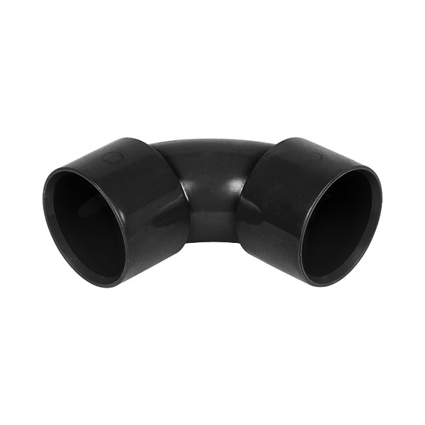 40mm Black 92.5° Swept Bend | Plastics Express