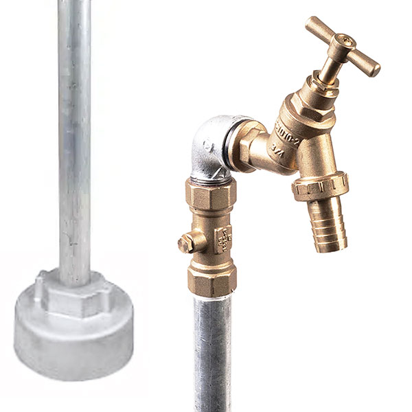 3/4" Hydrant Standpipe, c/w Single Bib Tap & Double Check Valve ...