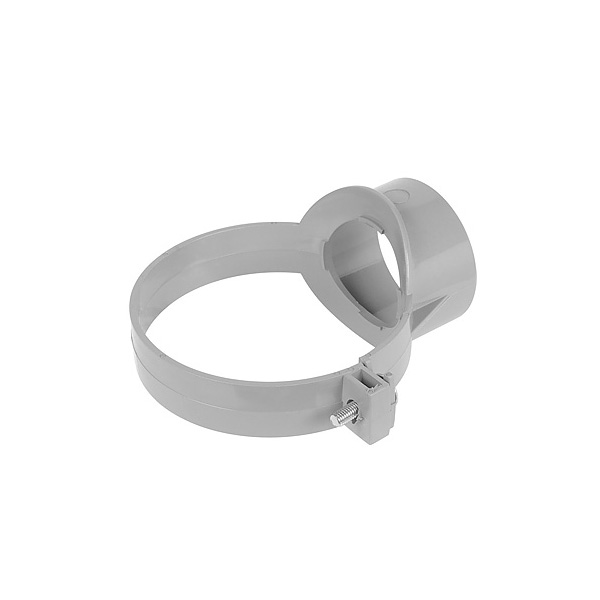 110mm Strap on Boss Adaptor to 63mm Light Grey | Plastics Express