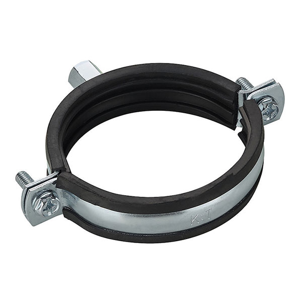 110mm Rubber Lined Pipe Bracket | Plastics Express